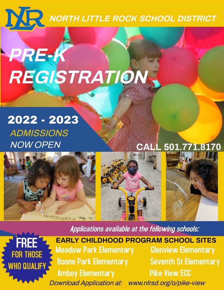 Pre K Registration Underway North Little Rock School District Pre K Registration Underway North Little Rock School District